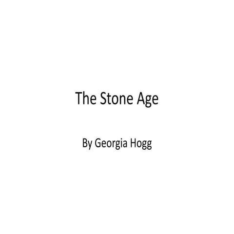 The stone age | PPT