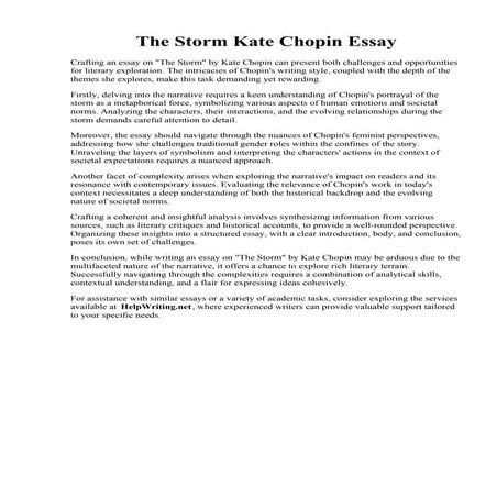 The Storm Kate Chopin Essay.pdf