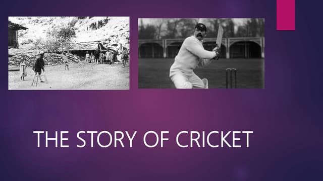 Introduction to the Game of Cricket | PDF