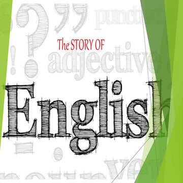 The story of english | PPTX