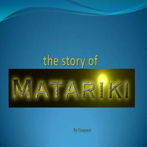 The story of matariki (1) | PPT