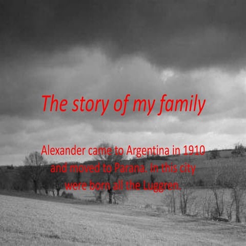 The story of my family | PPT | Free Download