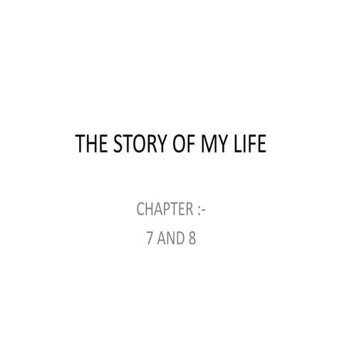 The story of my life | PPTX