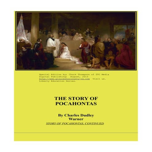 The Pocahontas John Smith Story | PDF