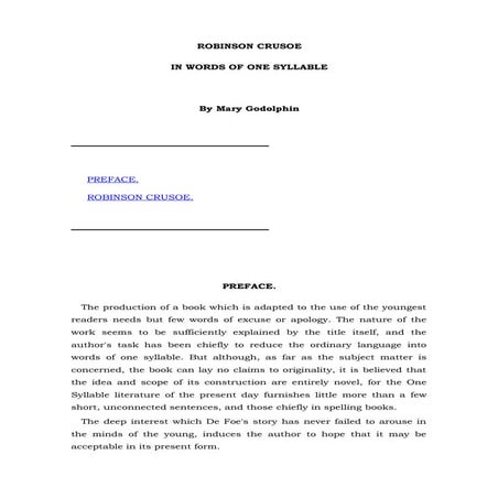 The story of robinson crusoe | DOC