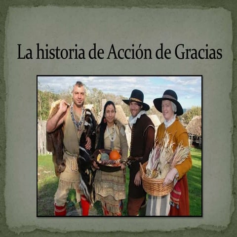 The story of thanksgiving | PPTX