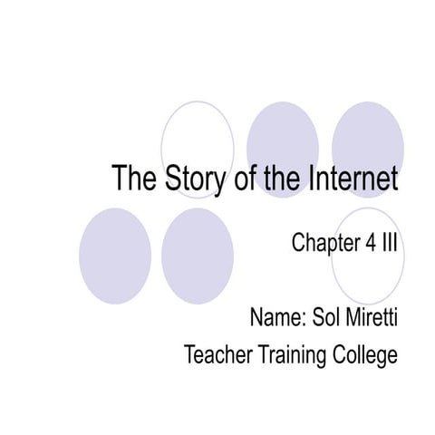 The story of_the_internet | PPT