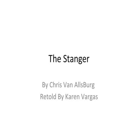 The st ranger.ppt karen vargas | PPT