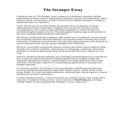 The Stranger Essay.pdf