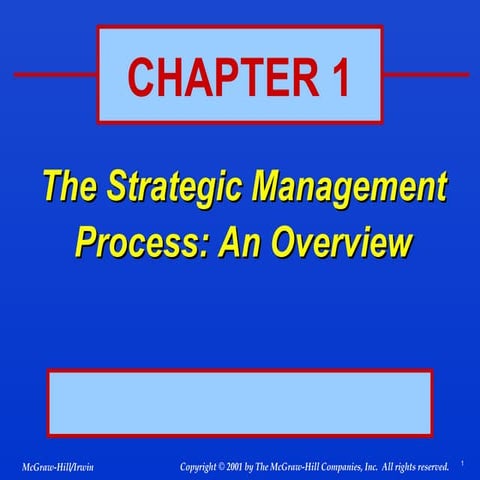 The strategic management process(an overview) | PPT