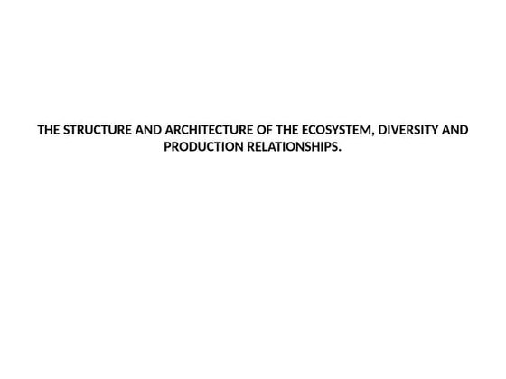 Concepts of biosphere, ecosystem, biome, ecotone, community and ecology ...