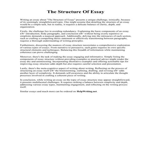 The Structure Of Essay.pdf