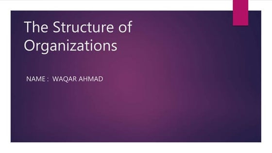 Organizational structure of Adani | PPT