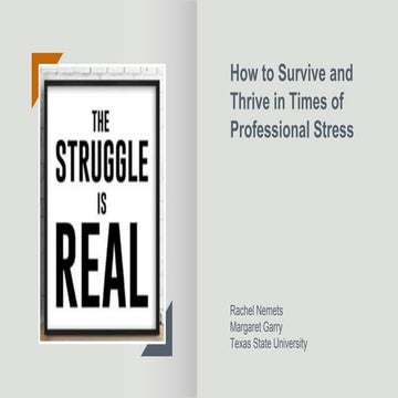 The Struggle is Real: How to Survive and Thrive in Times of ...
