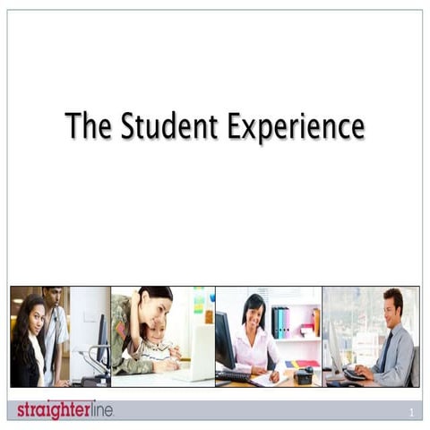 The StraighterLine Student Experience | PPTX