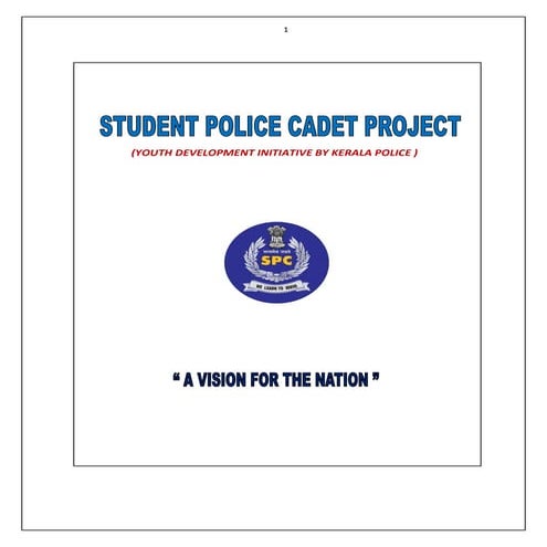 The Student Police Cadet (SPC) project Vision Document | PDF