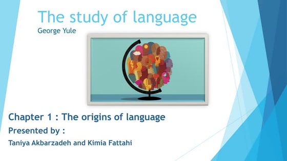 The origins of language | PPT