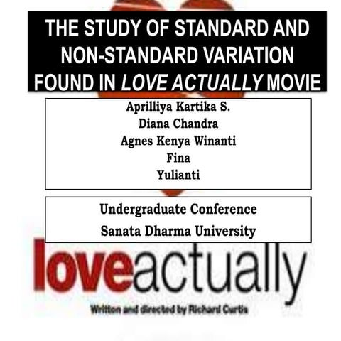 The study of standard and non standard variation uc | PPTX