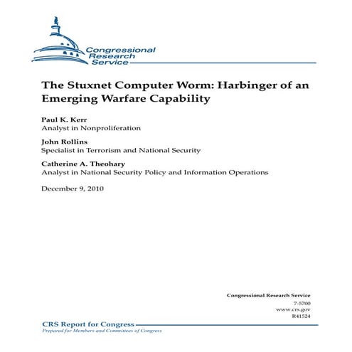 Stuxnet worm | PPTX