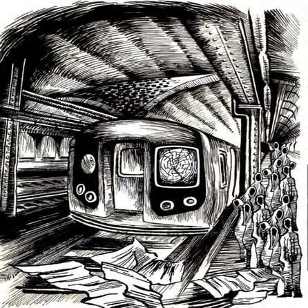 The Subway | PDF | Drawing and Sketching | Arts and Crafts