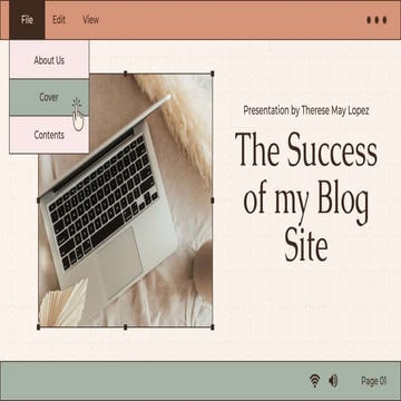 The success of my blog site | PPTX