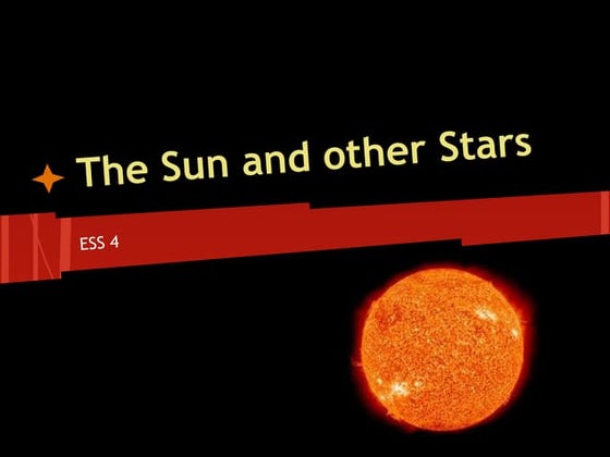 Stars and solar system | PPT