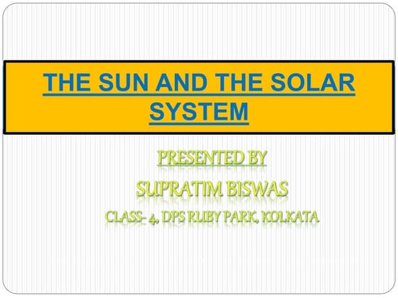 Solar system 1 3 | PPT