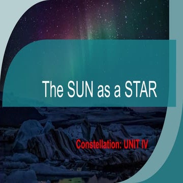 The SUN as a STAR.pptx