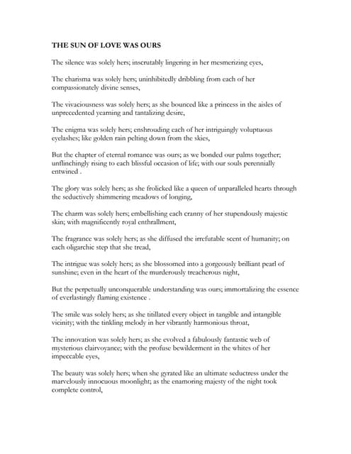 Love Was In The Air | PDF