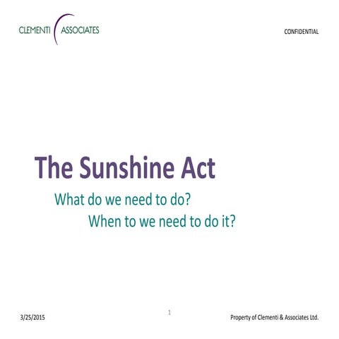 The sunshine act | PDF