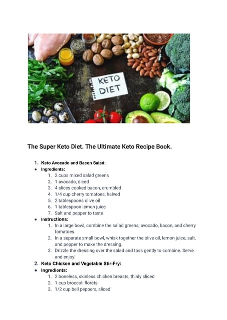 Super Keto Diet | PDF