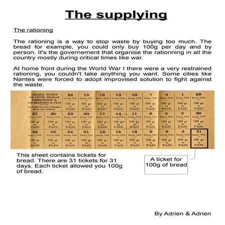 Rationing | PPTX