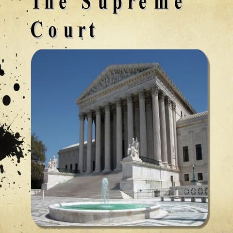 The Supreme Court | PPT | Law