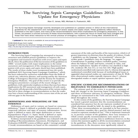 Surviving sepsis campaign international for pediatric | PPTX