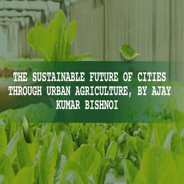 Exploring the Innovative Farming Practices of Ajay Kumar Bishnoi | PDF