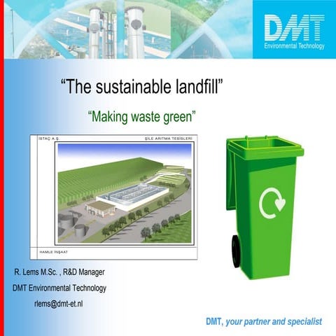 The Sustainable Landfill | PPT