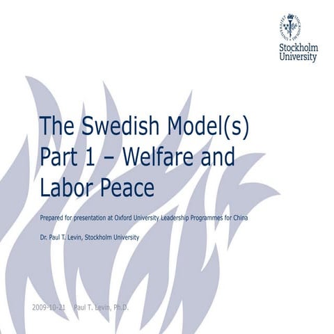 The swedish model(s) | PPT