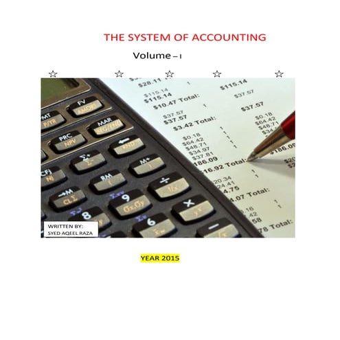 INTRODUCTION TO THE SYSTEM OF ACCOUNTING | PDF