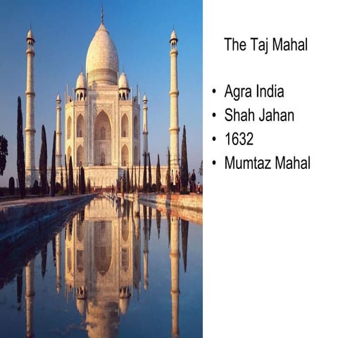 The taj mahal | PPT