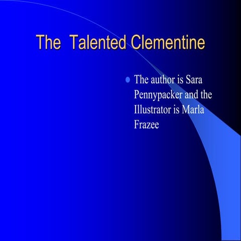 The Talented Clementine | PDF