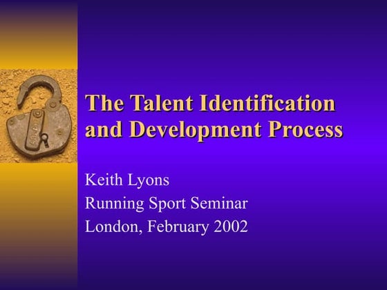 Talent Identification in detail | PPT