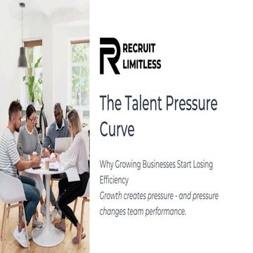 The Talent Pressure Curve: Why Growing Businesses Start Losing ...