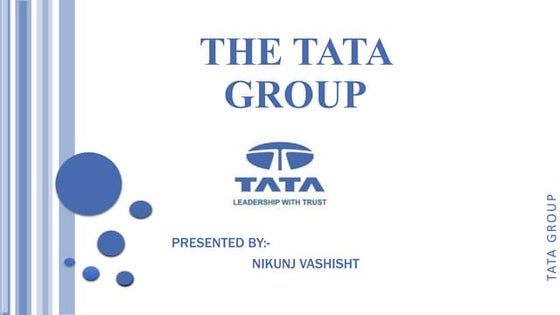 Tata group presentation | PDF | Business | Business and Finance