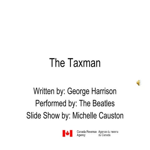 Taxman - the wonderful world of taxation | PPS