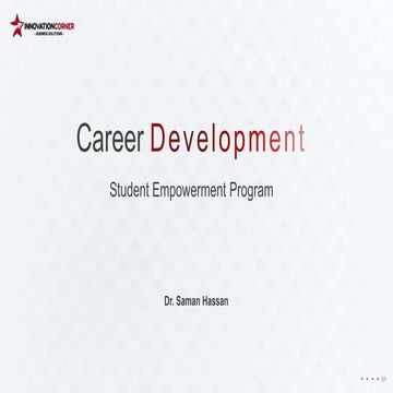 Career Development: Student Empowerment Program | PPT