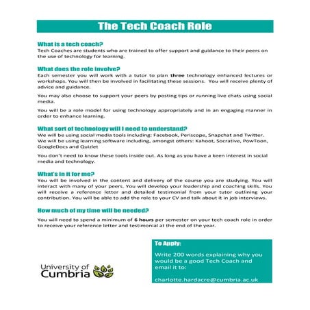 The tech coach role | PDF