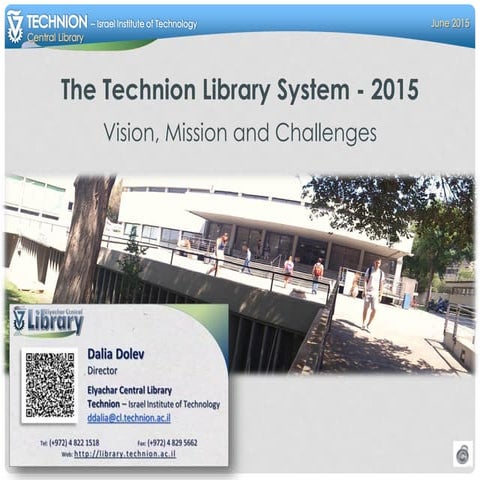 The Technion Library System - 2015 | PPT
