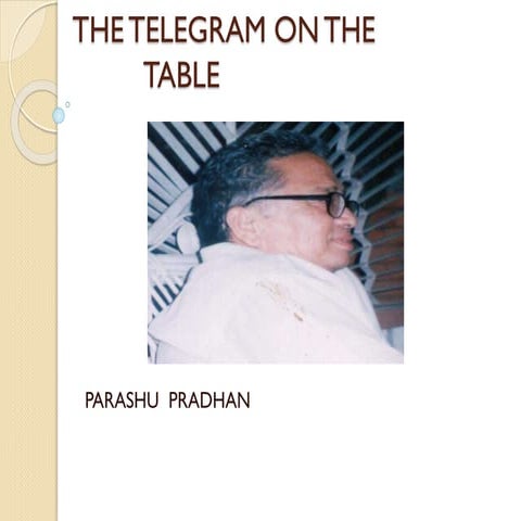 The telegram on the table | PPT