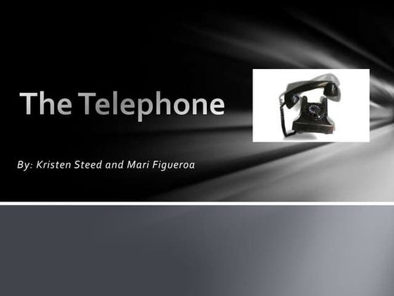 The first telephone | PPT