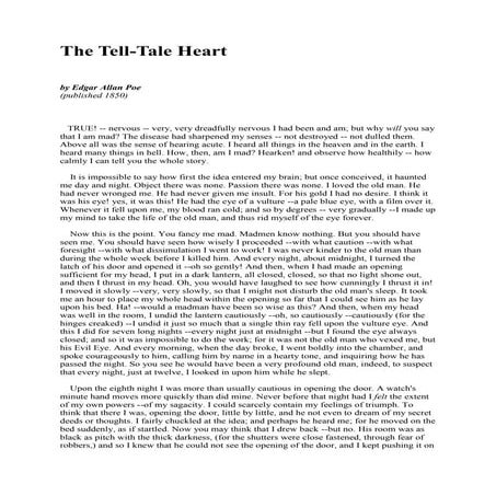 The tell-tale heart | PDF